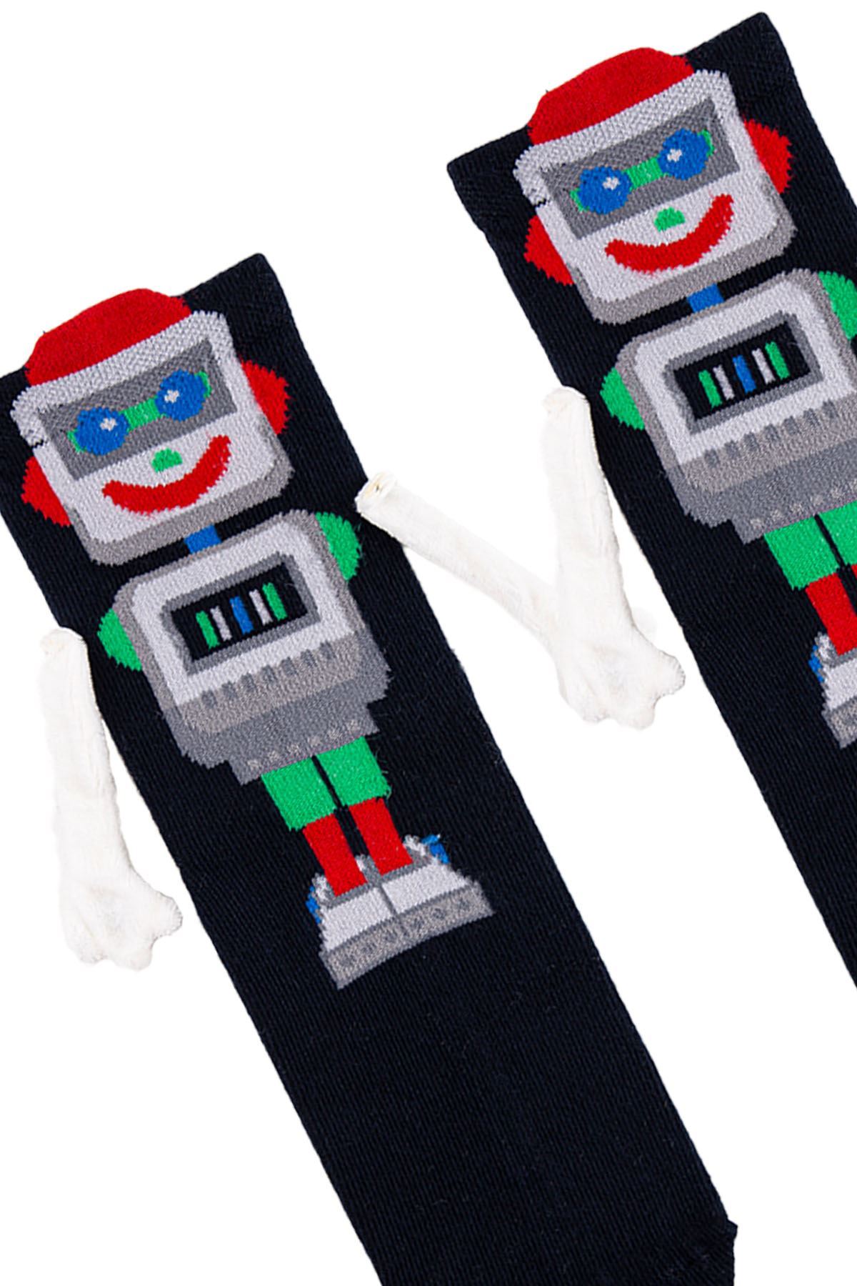 BROSS ROBOT MAGNETIC CHILD SOCKET | Buy Branded Wholesale Socks Online ...