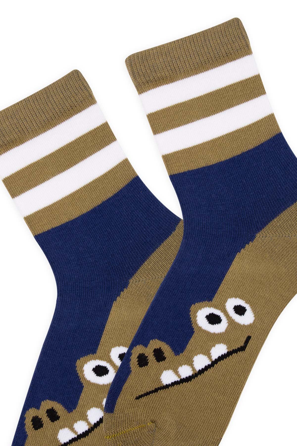 BROSS KIDS CROCODILE CREW SOCKS | Buy Branded Wholesale Socks Online At ...