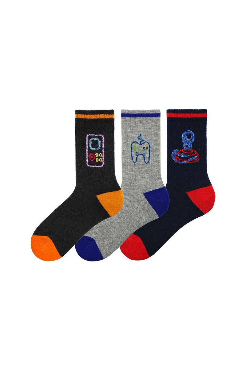 BROSS GAME THEMED BOYS TERRY SOCKS | Buy Branded Wholesale Socks Online ...