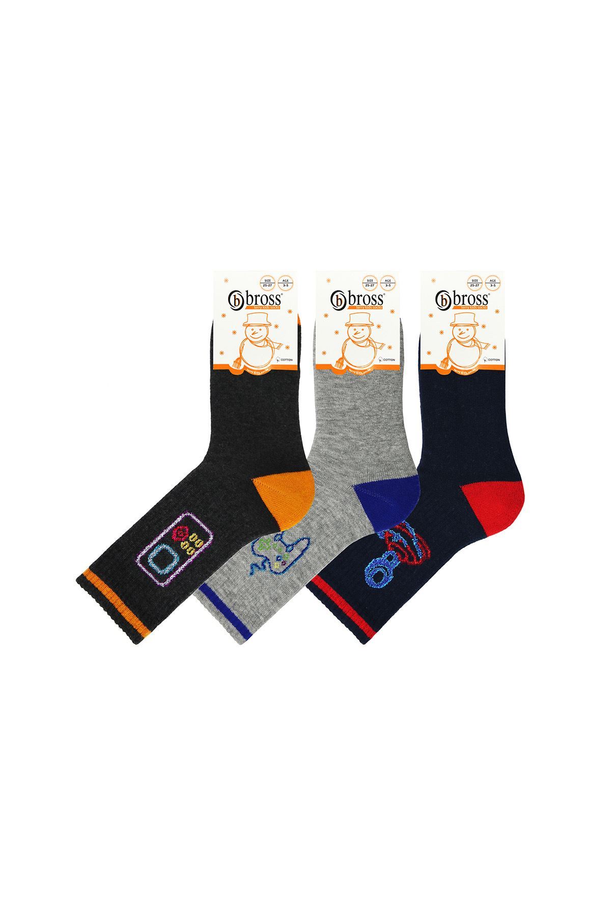 BROSS GAME THEMED BOYS TERRY SOCKS | Buy Branded Wholesale Socks Online ...