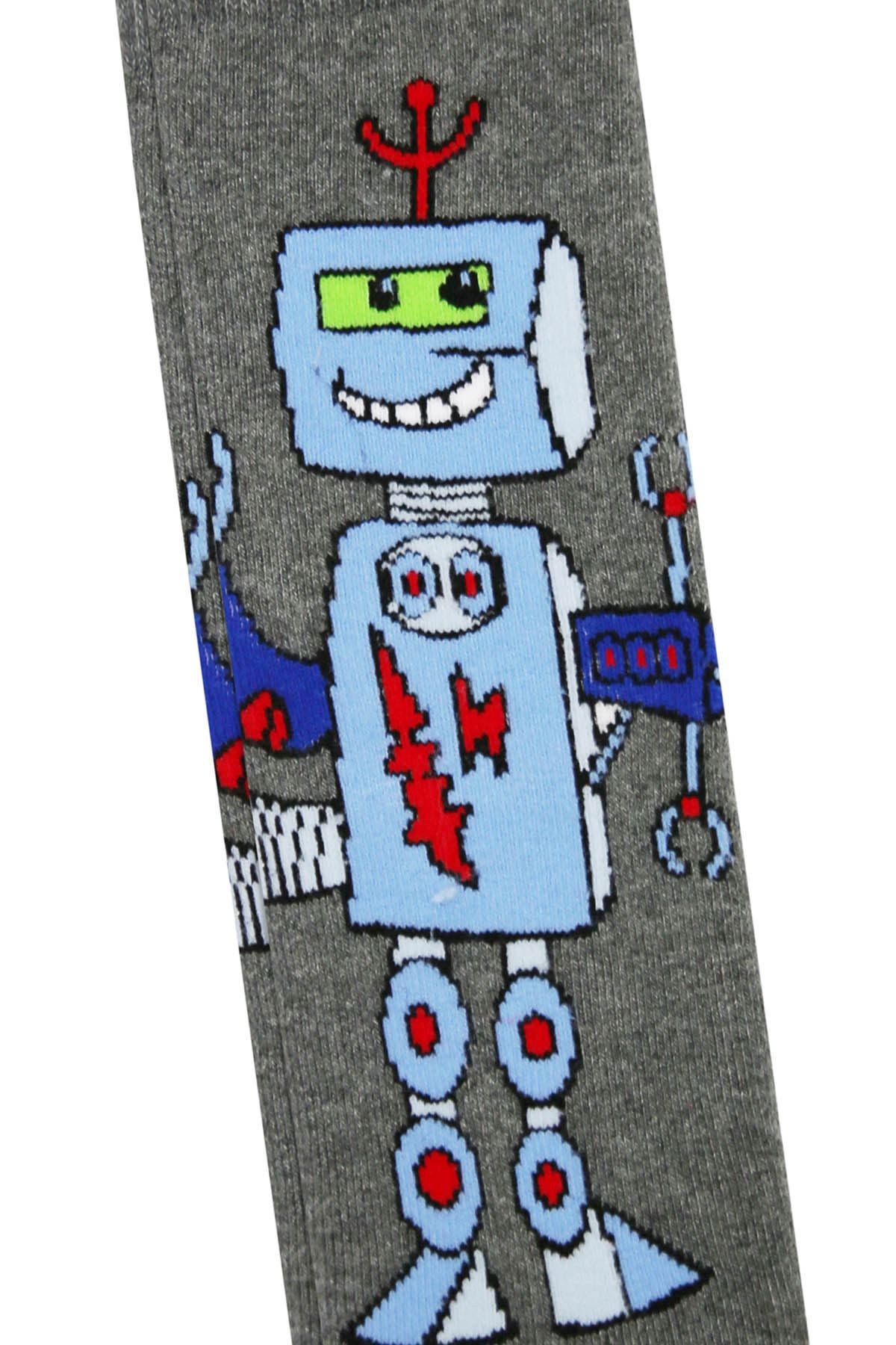 BROSS ROBOT PRINTED BOY TERRY SOCKS | Buy Branded Wholesale Socks ...