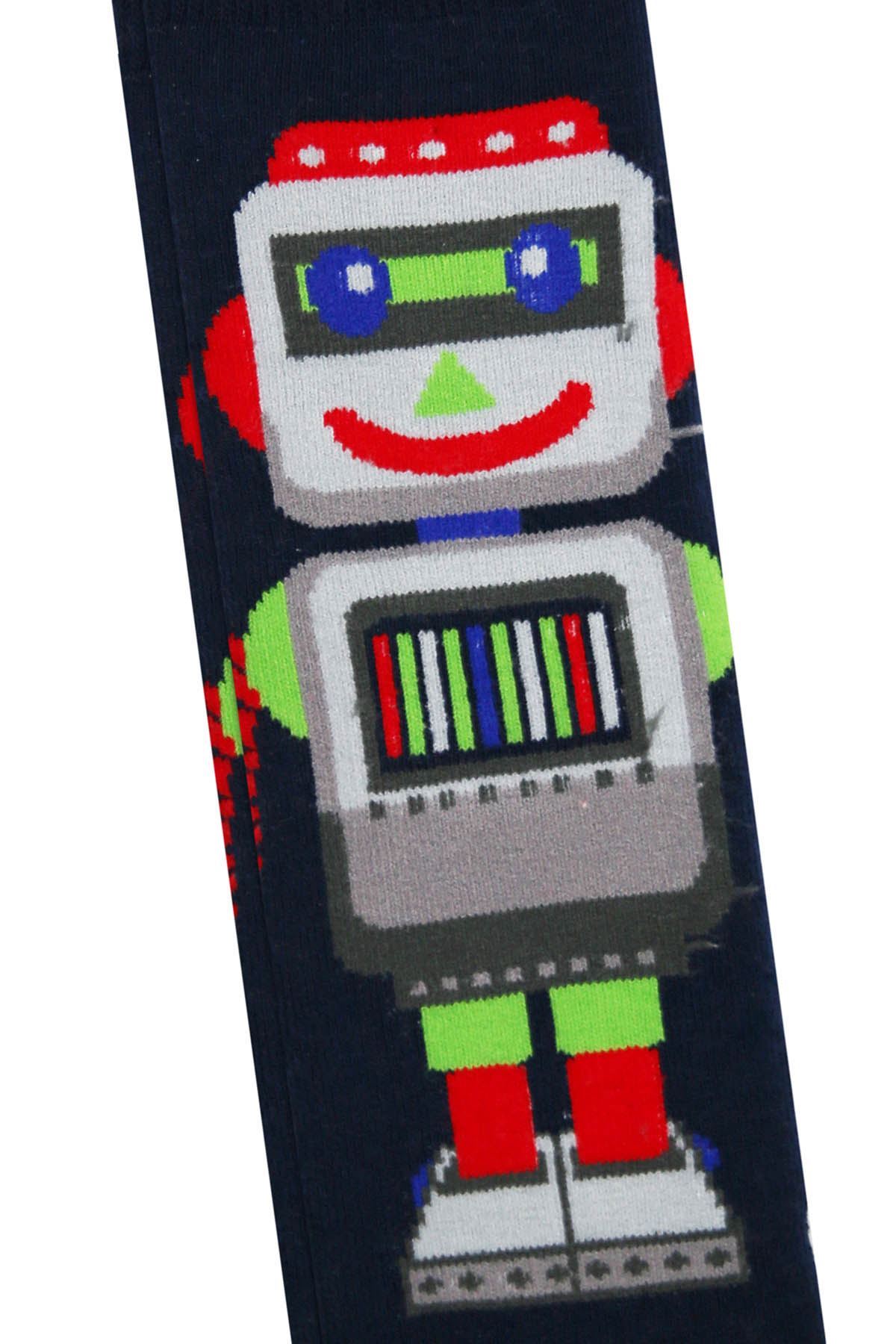 BROSS ROBOT PRINTED BOY TERRY SOCKS | Buy Branded Wholesale Socks ...