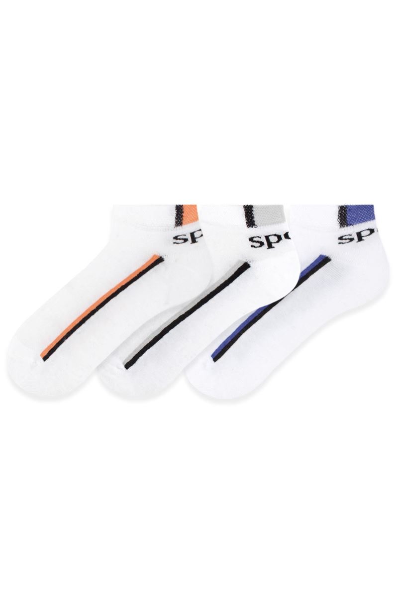 Sport Written Boys Shaftless Socks